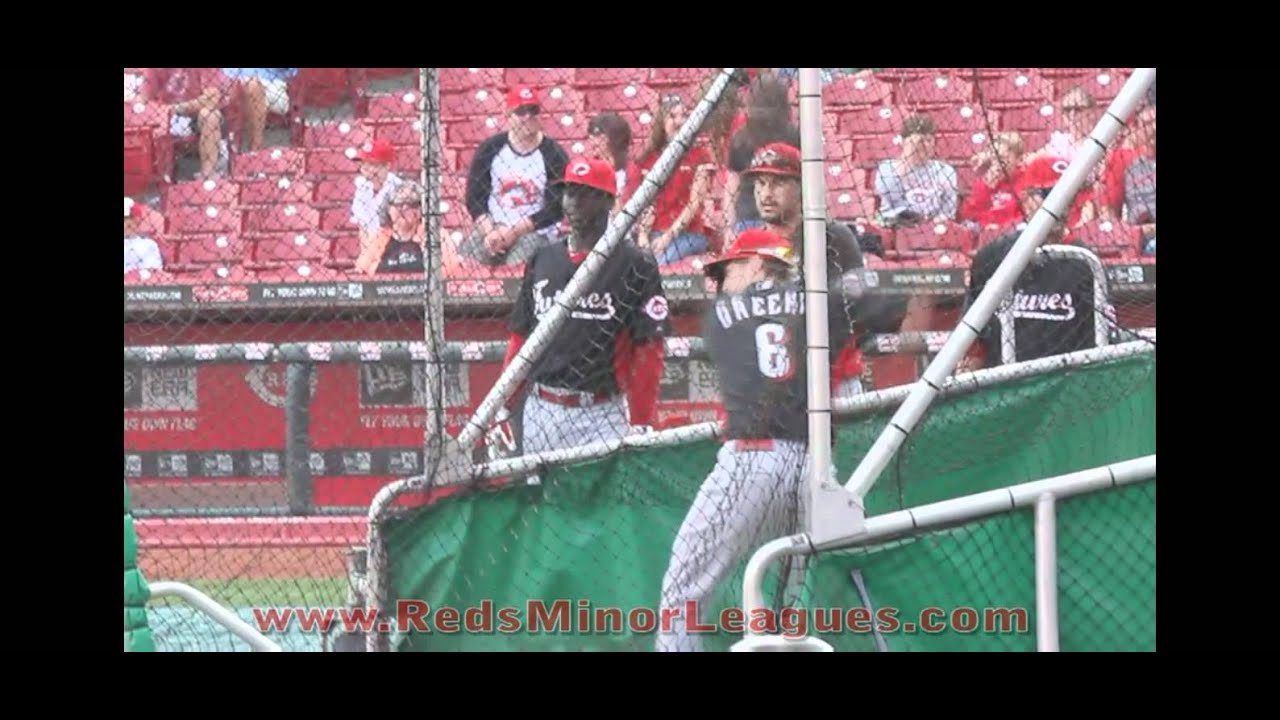 Brodie Greene at the Reds Futures Game - YouTube