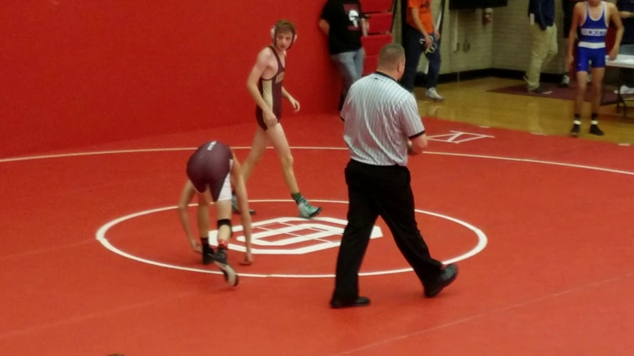 Jordan's first wrestling match at the meet in Ottawa Dec 8th, 2018 ...