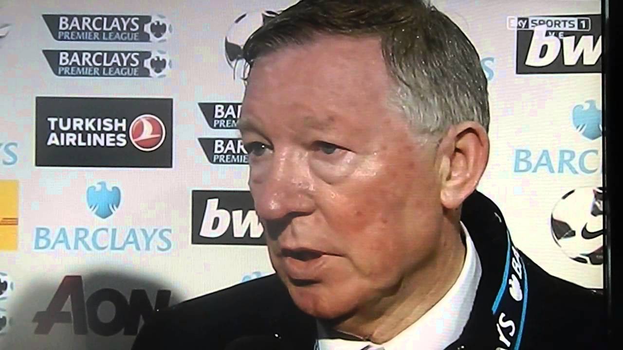 Alex Ferguson INTERVIEW after Manchester United vs Swansea, And Wayne ...