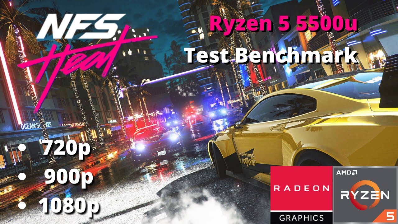 Need for Speed Heat Test Ryzen 5 5500u - YouTube