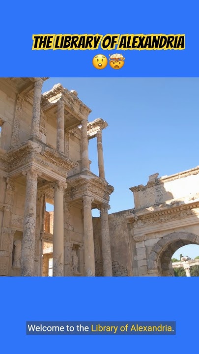 THE LOST LIBRARY OF ALEXANDRIA: BIZARRE HISTORY YOU NEVER KNEW 😲🤯 - YouTube