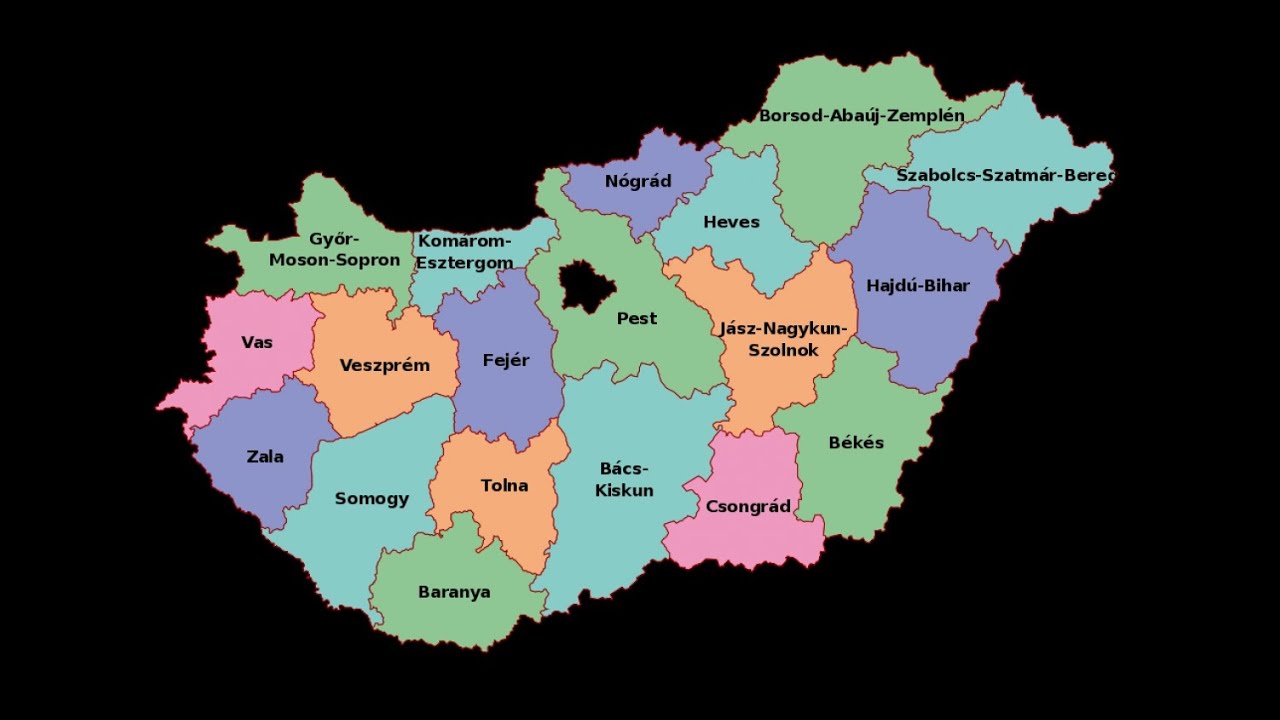 Counties of Hungary - YouTube