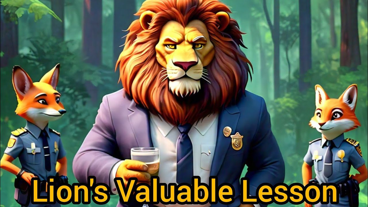 LION VALUABLE LESSON | KIDS STORY IN ENGLISH | FAIRY TALES STORY ...