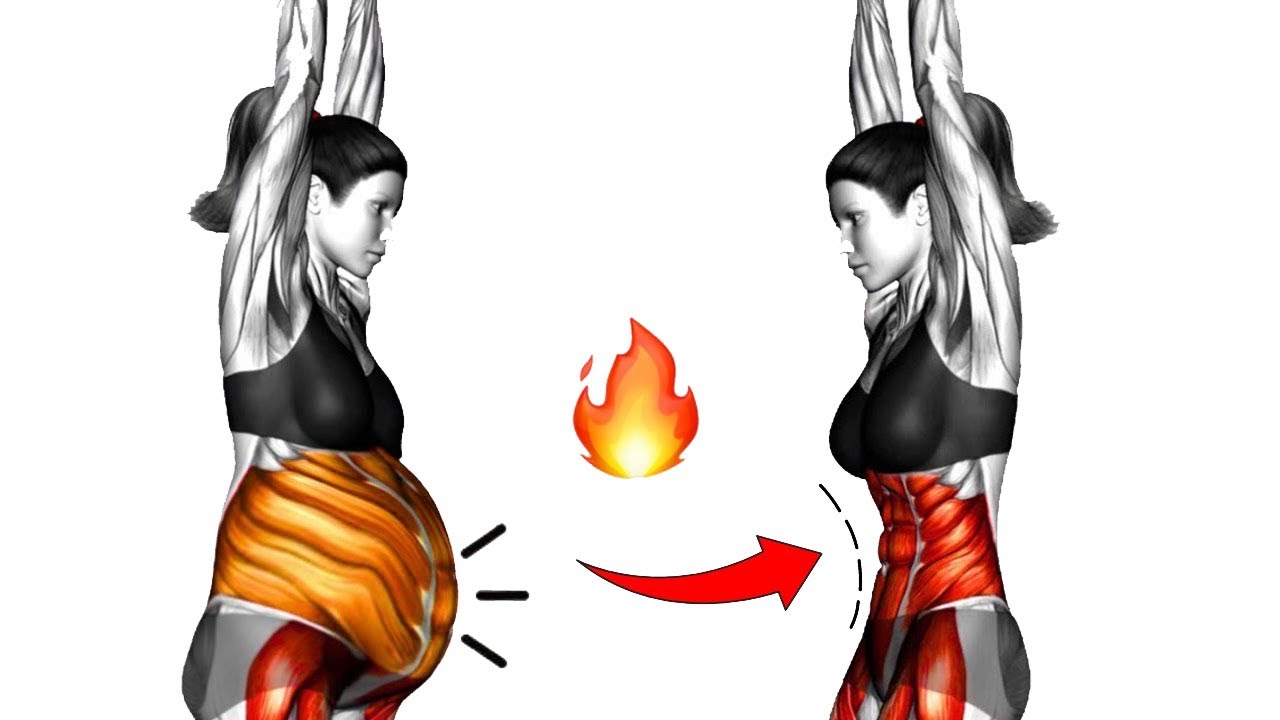 Lose UPPER BELLY + LOWER BELLY FAT 30-Min STANDING Abs Workout | Reduce ...