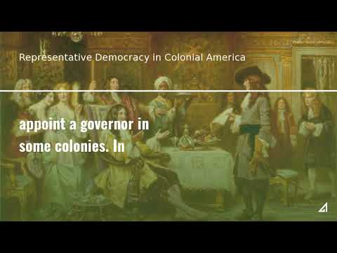 Representative Democracy in Colonial America - YouTube