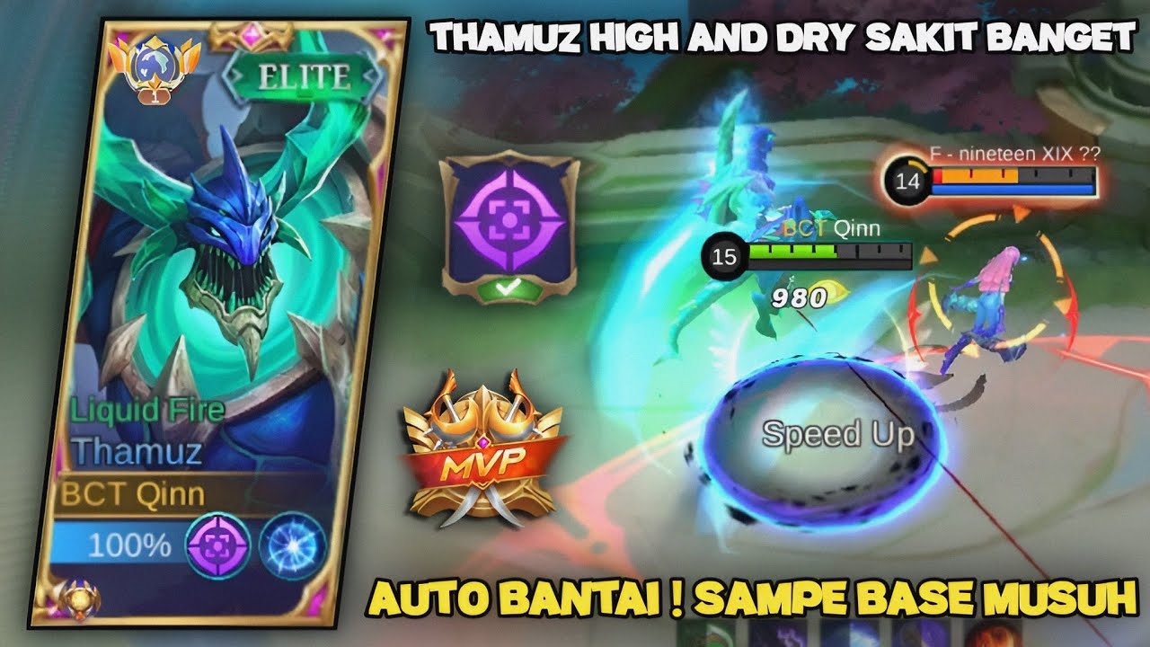 THAMUZ FULL DAMAGE + EMBLEM ASSASSIN SAKIT BANGET !! BUILD THAMUZ ...