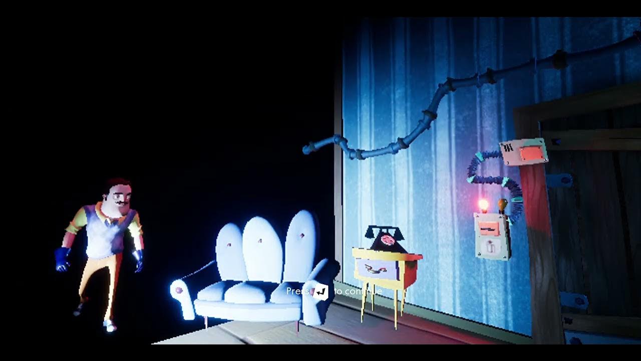 Hello Neighbor Pre-Release Clips Part 4 Ok I Just Loaded Up The Hello Neighbor Pre-Release And ...