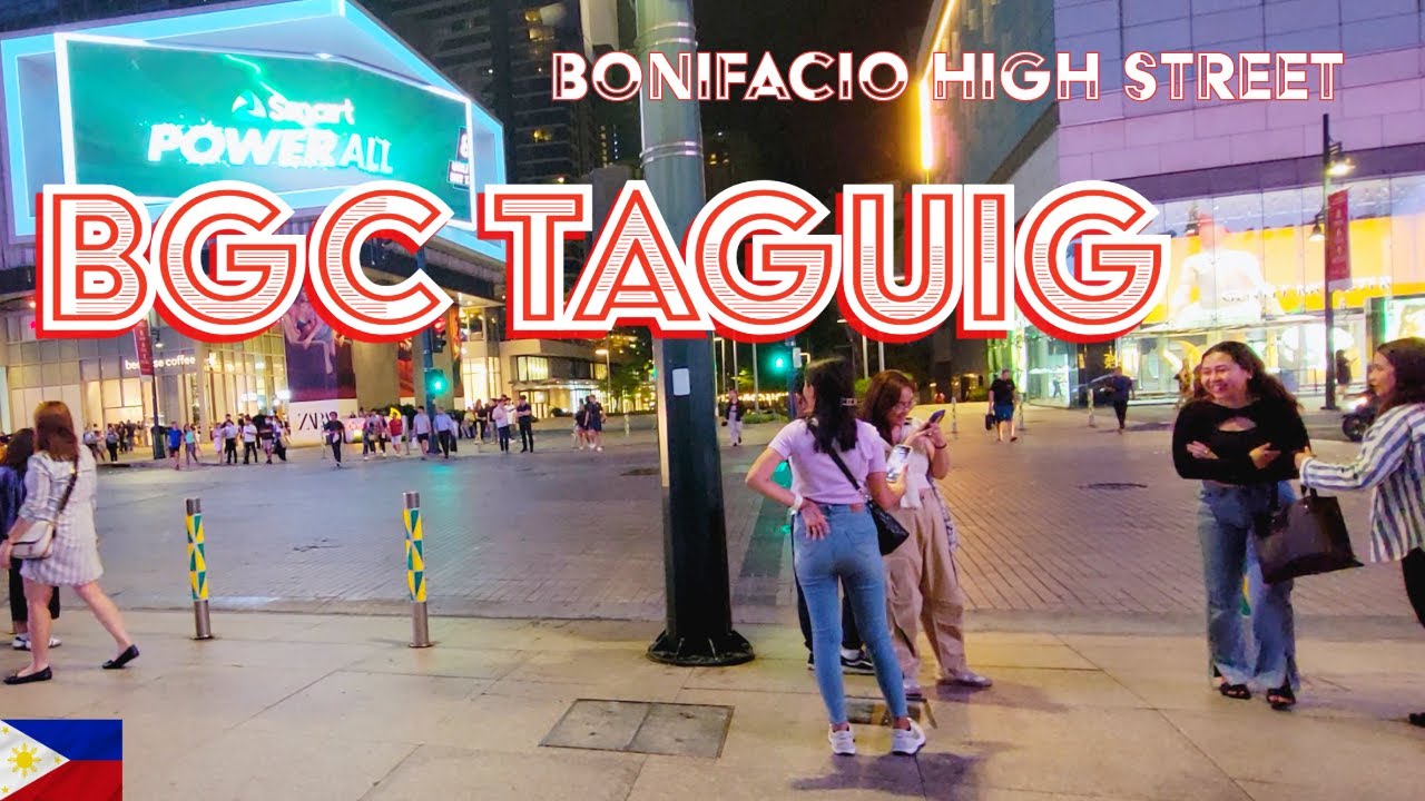 Out tonight walking in BGC || Many beautiful people || BONIFACIO HIGH ...