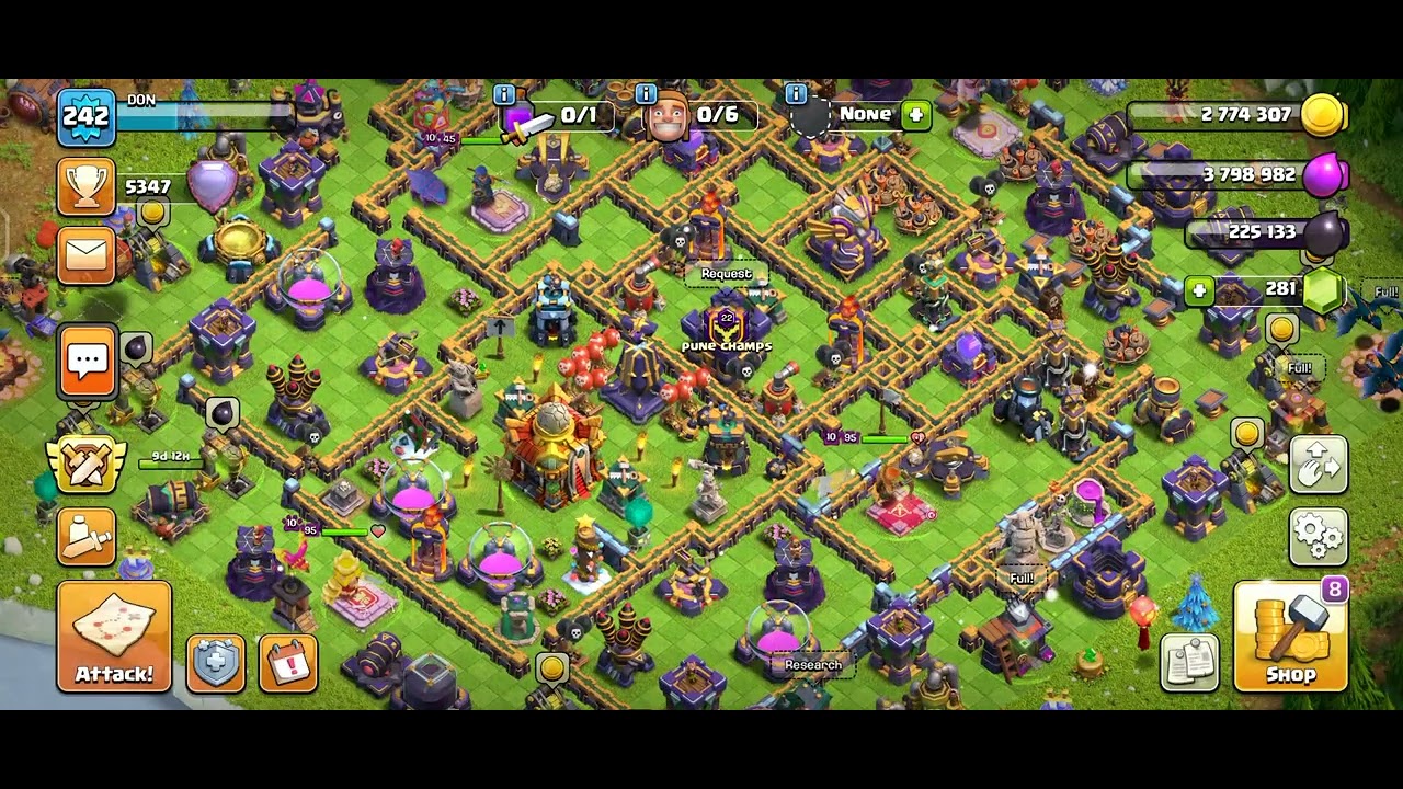 TH16 new attacks 3 star #coc - YouTube