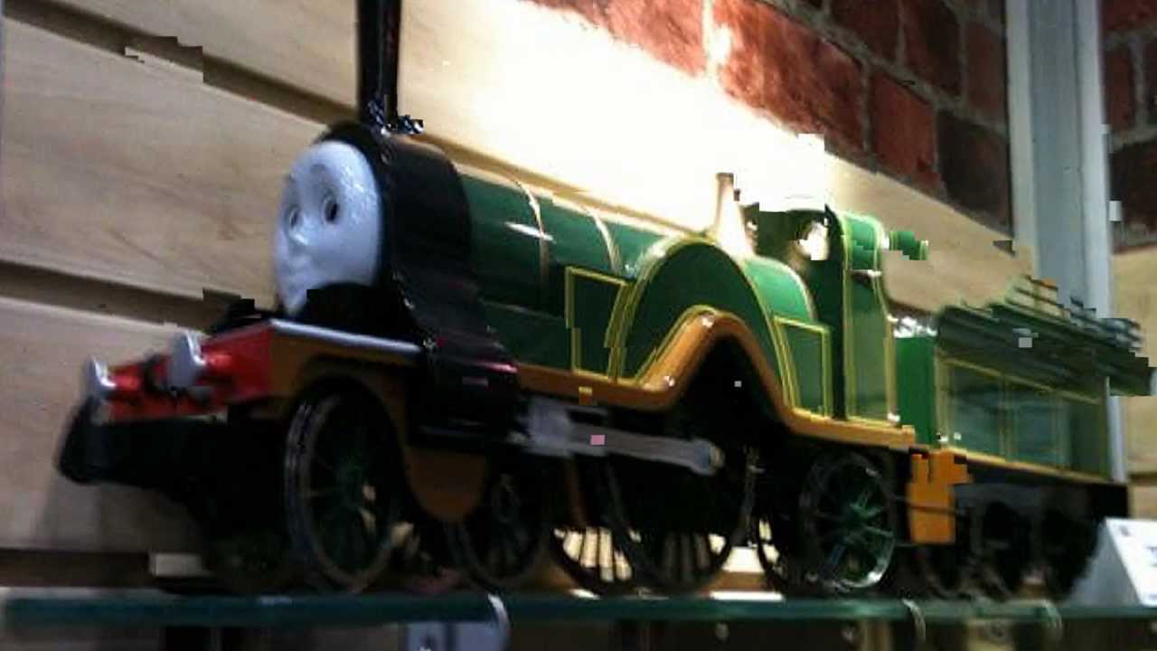Bachmann Large scale Emily, S.C.Ruffey and Brakevan. iHobby 2012 - YouTube