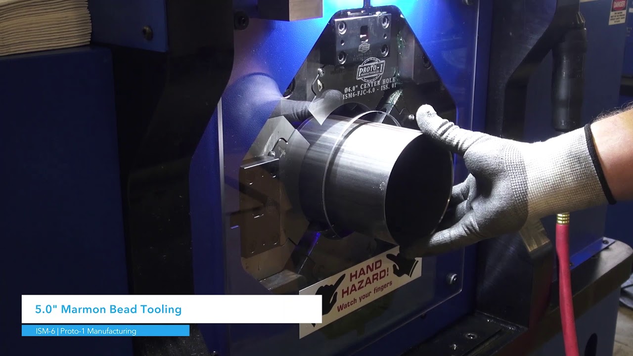 5.0" Marmon Bead Tooling | ISM-6 Tube End Forming Machine - YouTube
