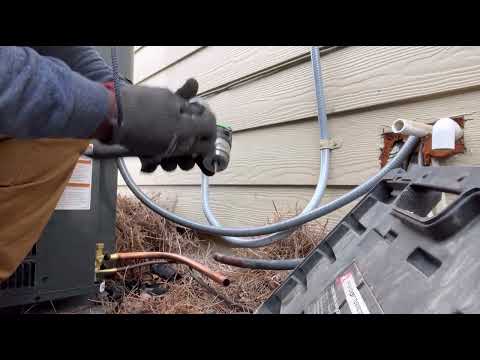 Air handler install in Attic - YouTube