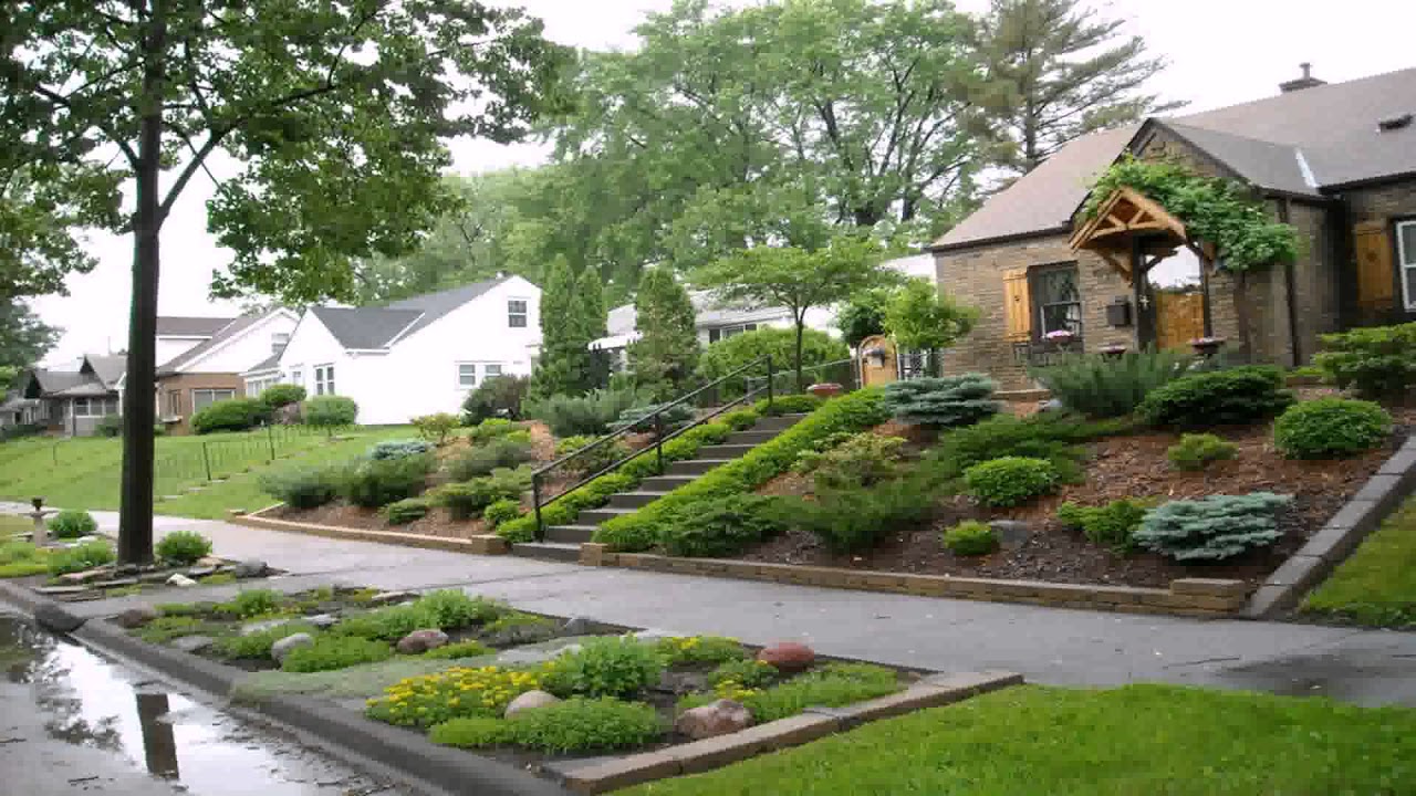 Landscape Design Ideas Side House - YouTube