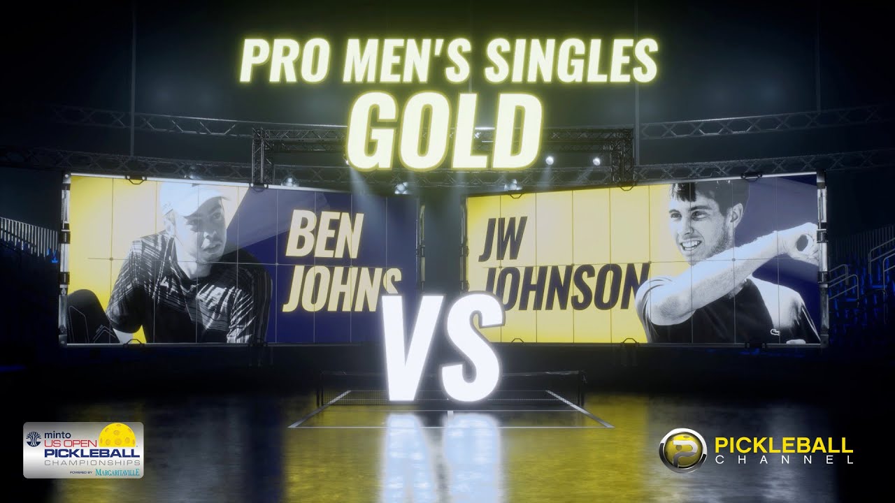 Men's Singles Pro GOLD from the 2022 US Open Pickleball Championships ...