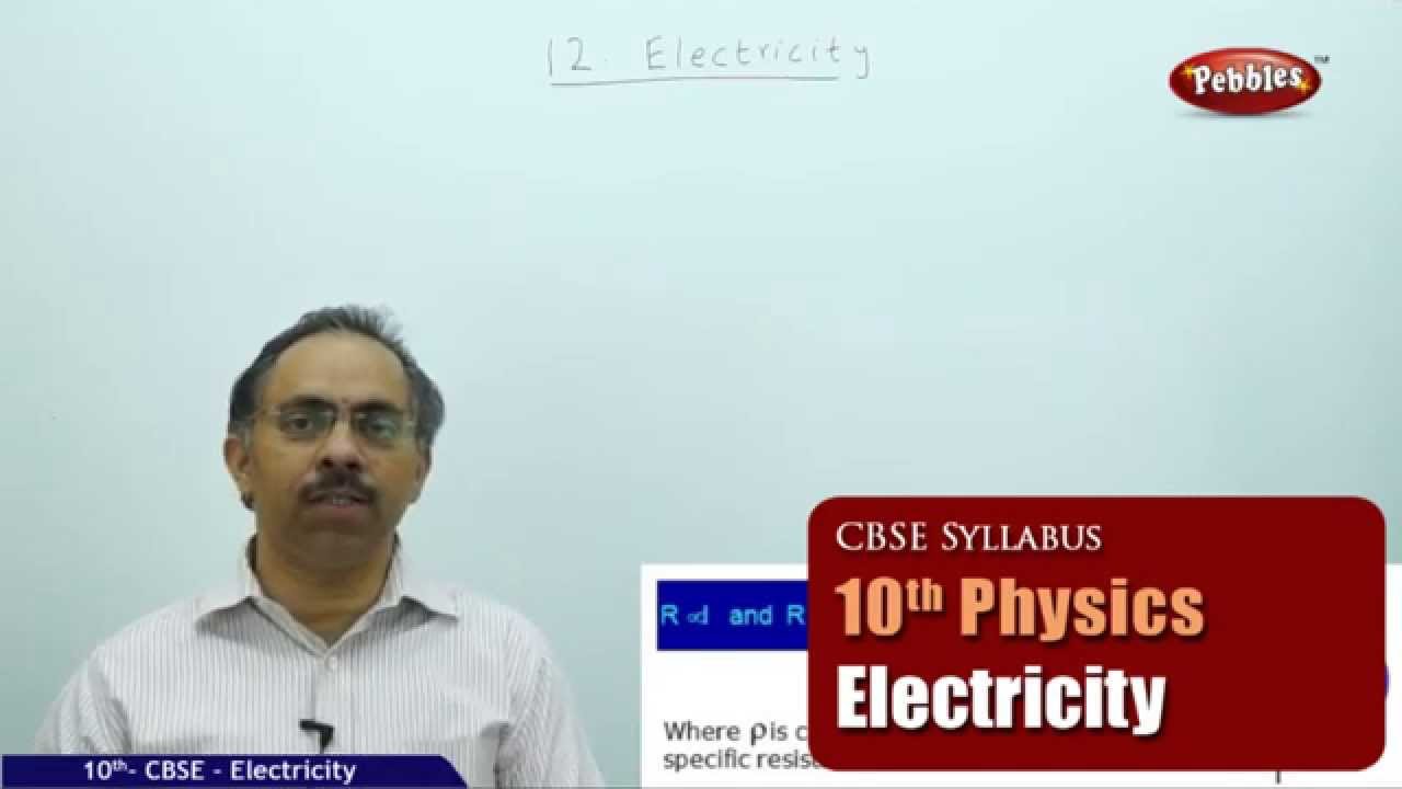 NCERT | CBSE Syllabus | Class 10th | Physics Electricity | Live Videos ...