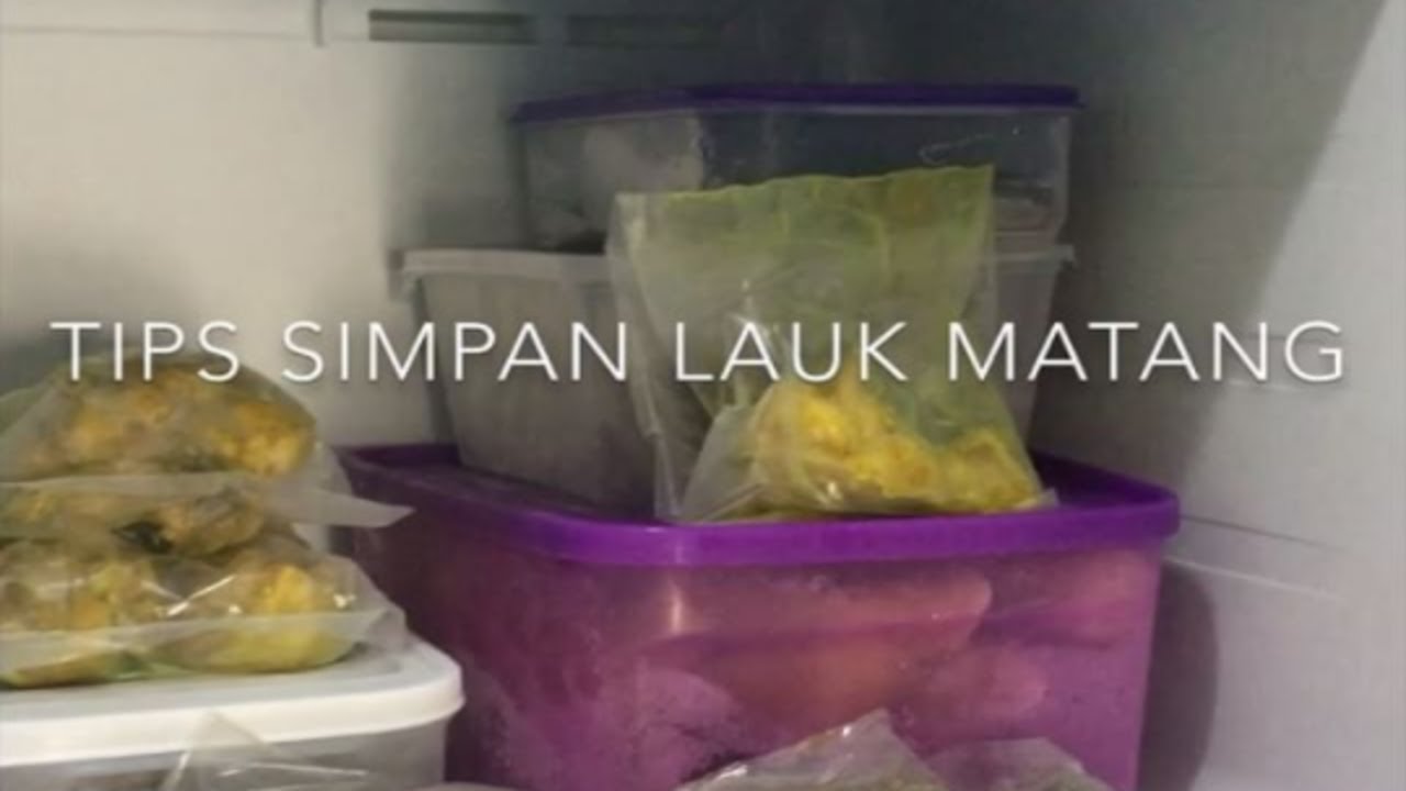 Tips Menyimpan Lauk Matang Tidak Mudah Basi - YouTube