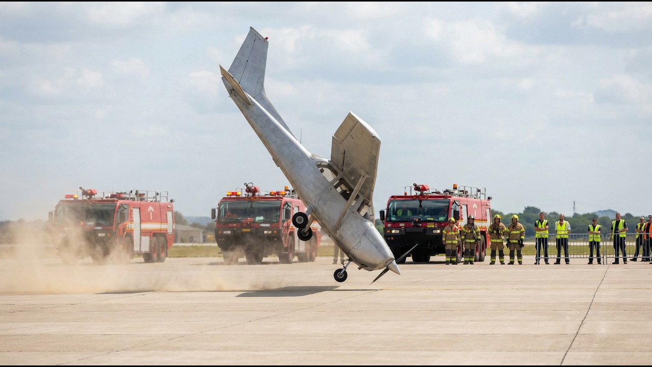 No Second Take — Plane Crash in Real Time (Caught on Camera) - YouTube