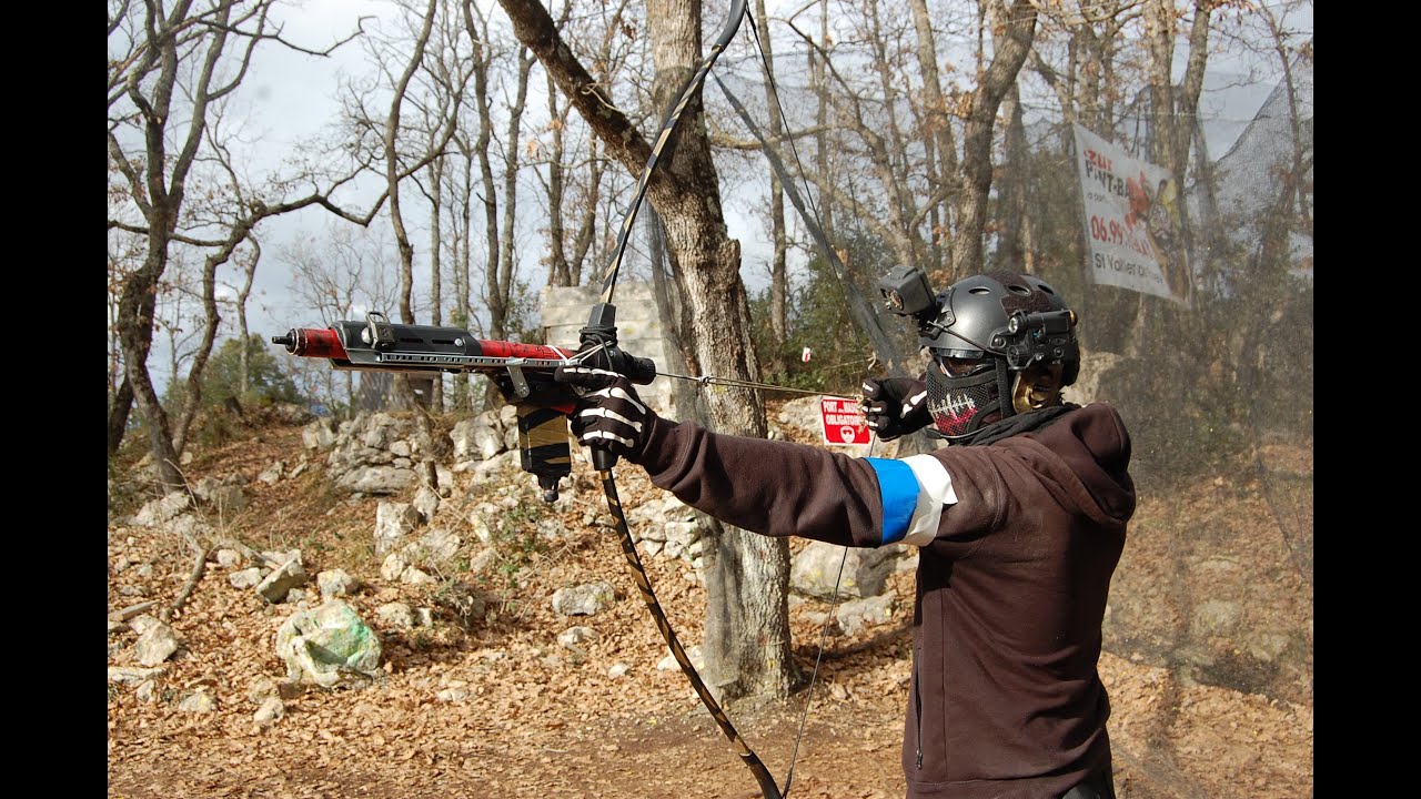 Arc airsoft..\ Лук страйкбольный... - YouTube