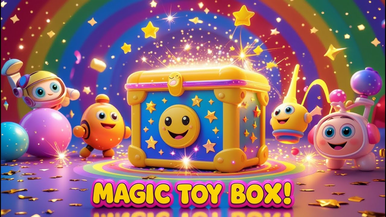 🎁 Magic Toy Box Surprise! | Songs, Dancing Toys & Fun Learning for Kids ...