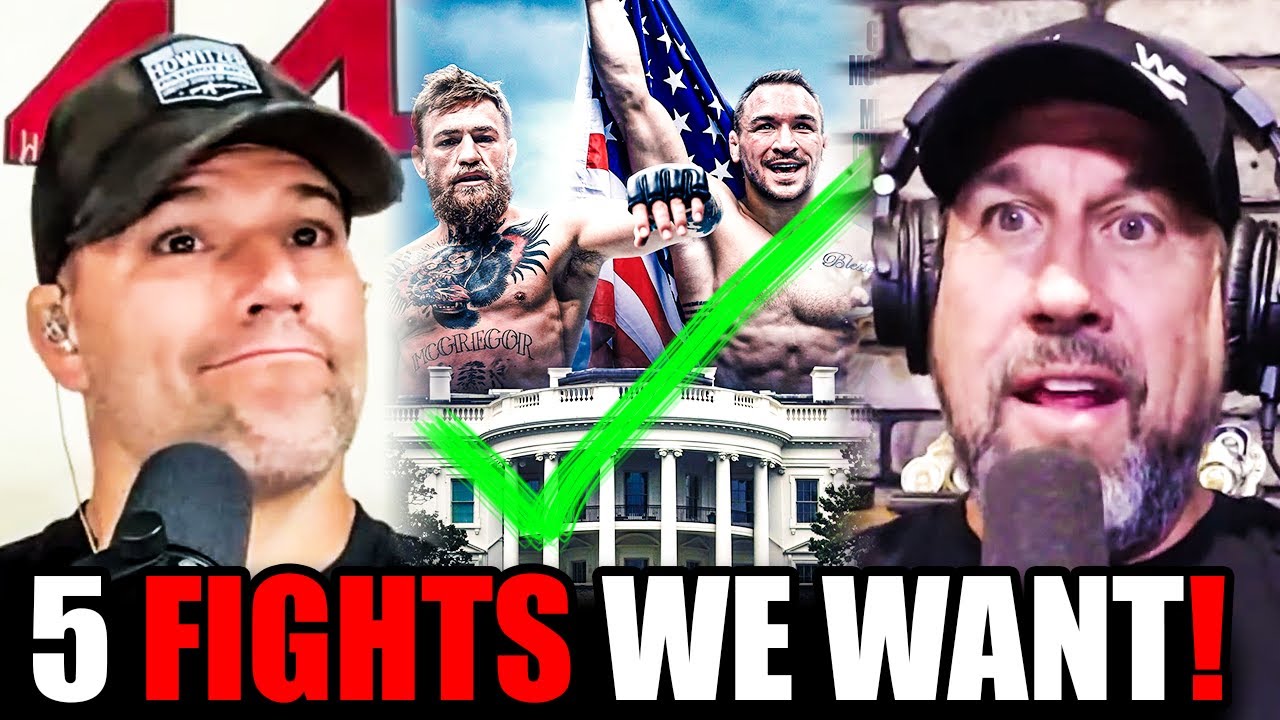 These fights MUST be on the main card [UFC White House] - YouTube