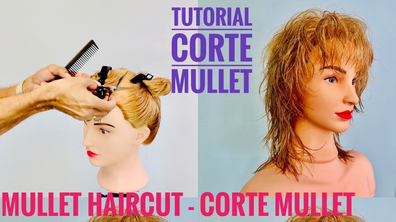 MULLET HAIRCUT FOR WOMEN Corte Mullet - YouTube