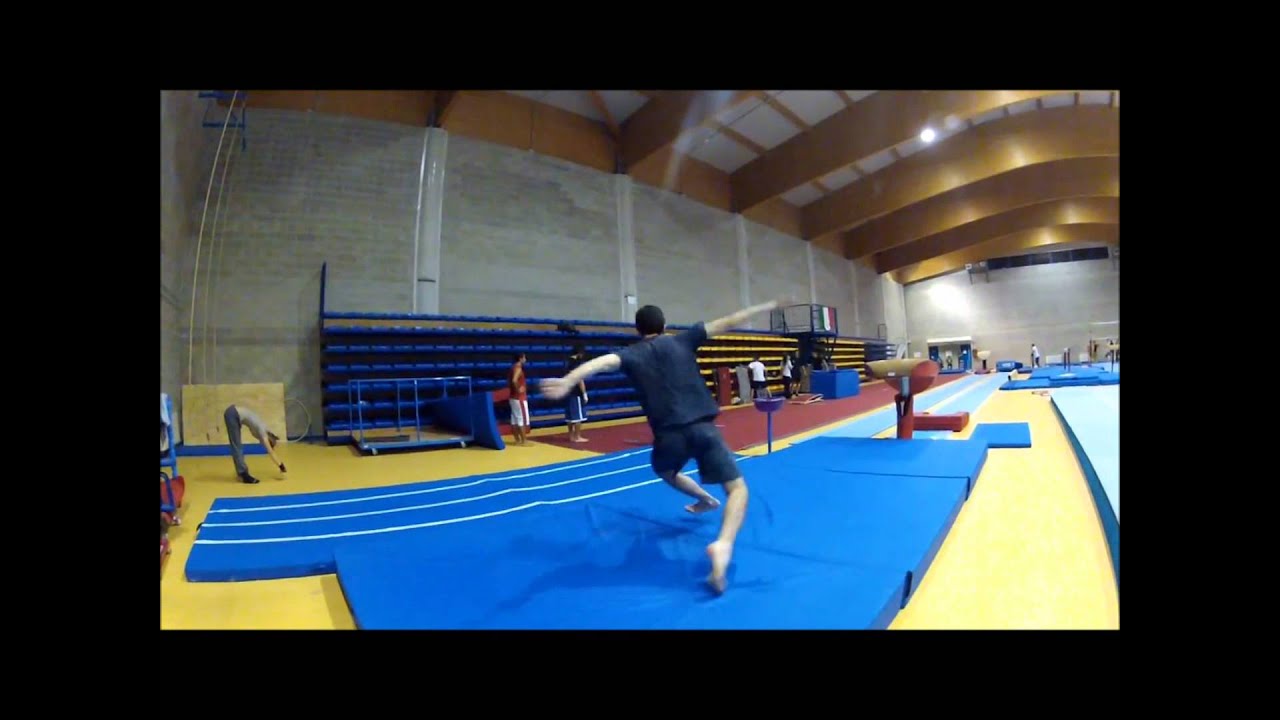 Tricking: Cheat Gainer attempt 2 - YouTube