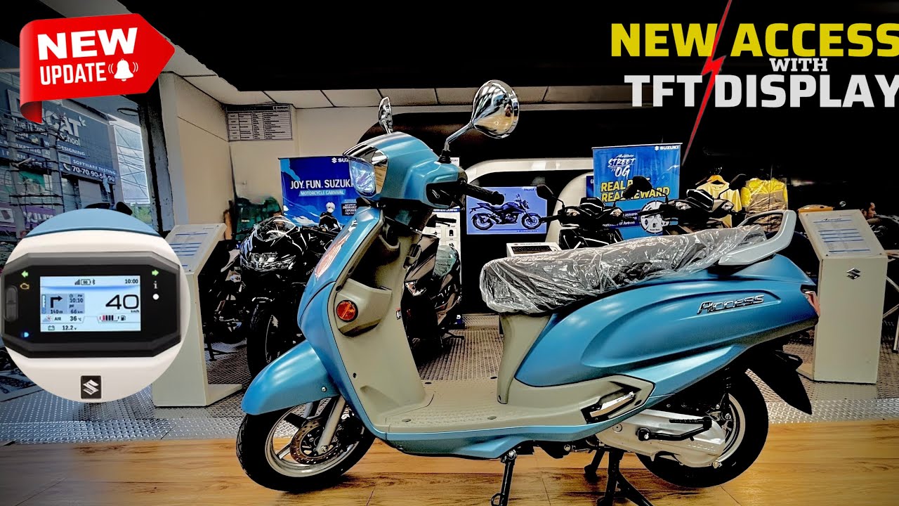 New Suzuki Access 125 With TFT Display | Top 5 Features of New Suzuki ...