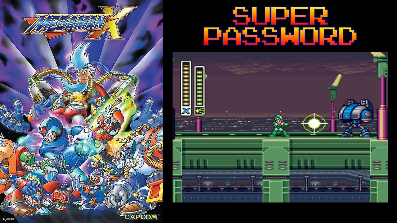 Mega Man X / Super Password (Super Nintendo - Snes) - YouTube