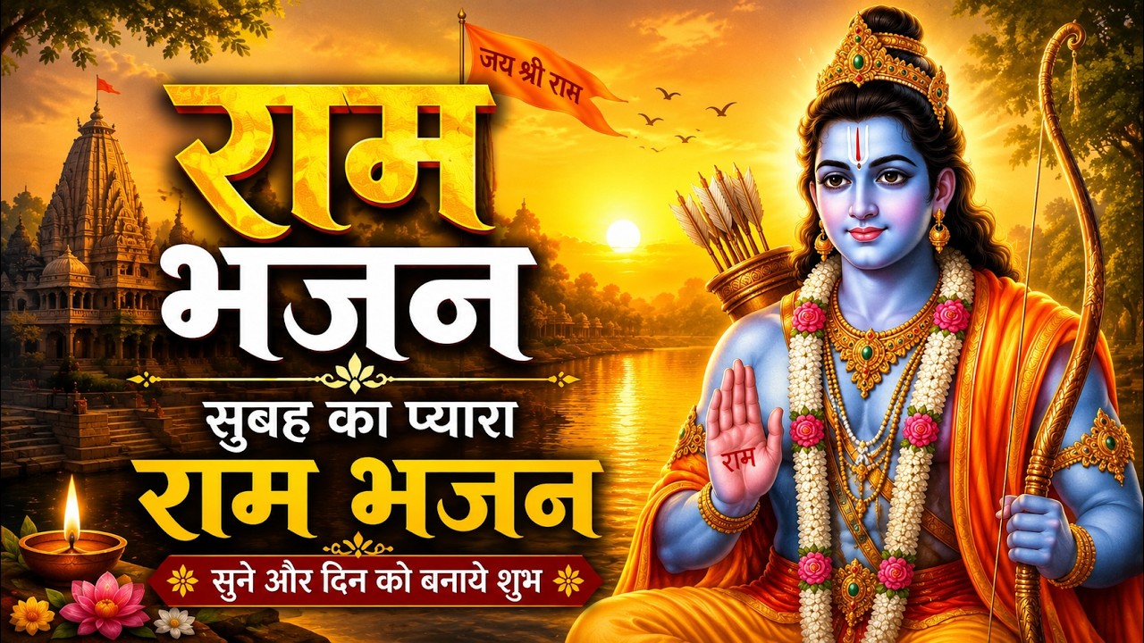 🌸🚩 Shree Ram Jai Ram Jai Jai Ram | मन को शांति देने वाला राम भजन🔔 ...