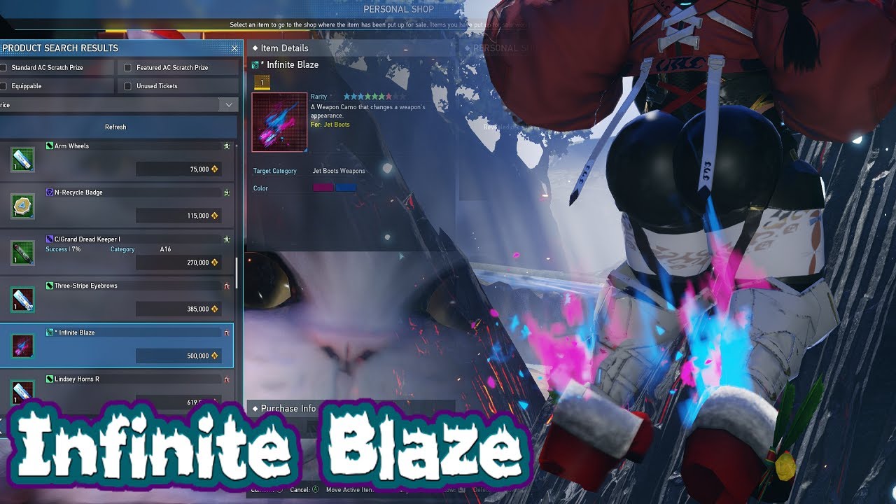 (PSO2 NGS) A Christmas blessing - I got the best Jet Boots Camo - YouTube