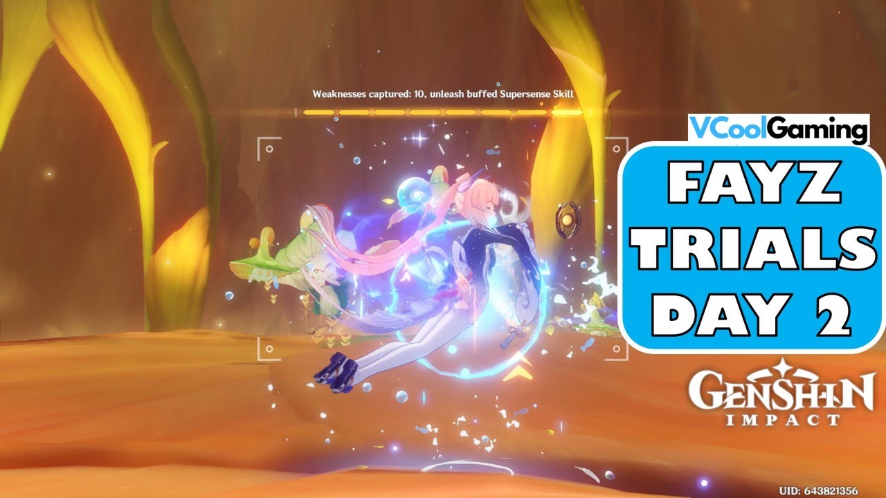 (EASY EVENT) Day 2: Fayz Trials (Full Rewards) - Genshin Impact - YouTube