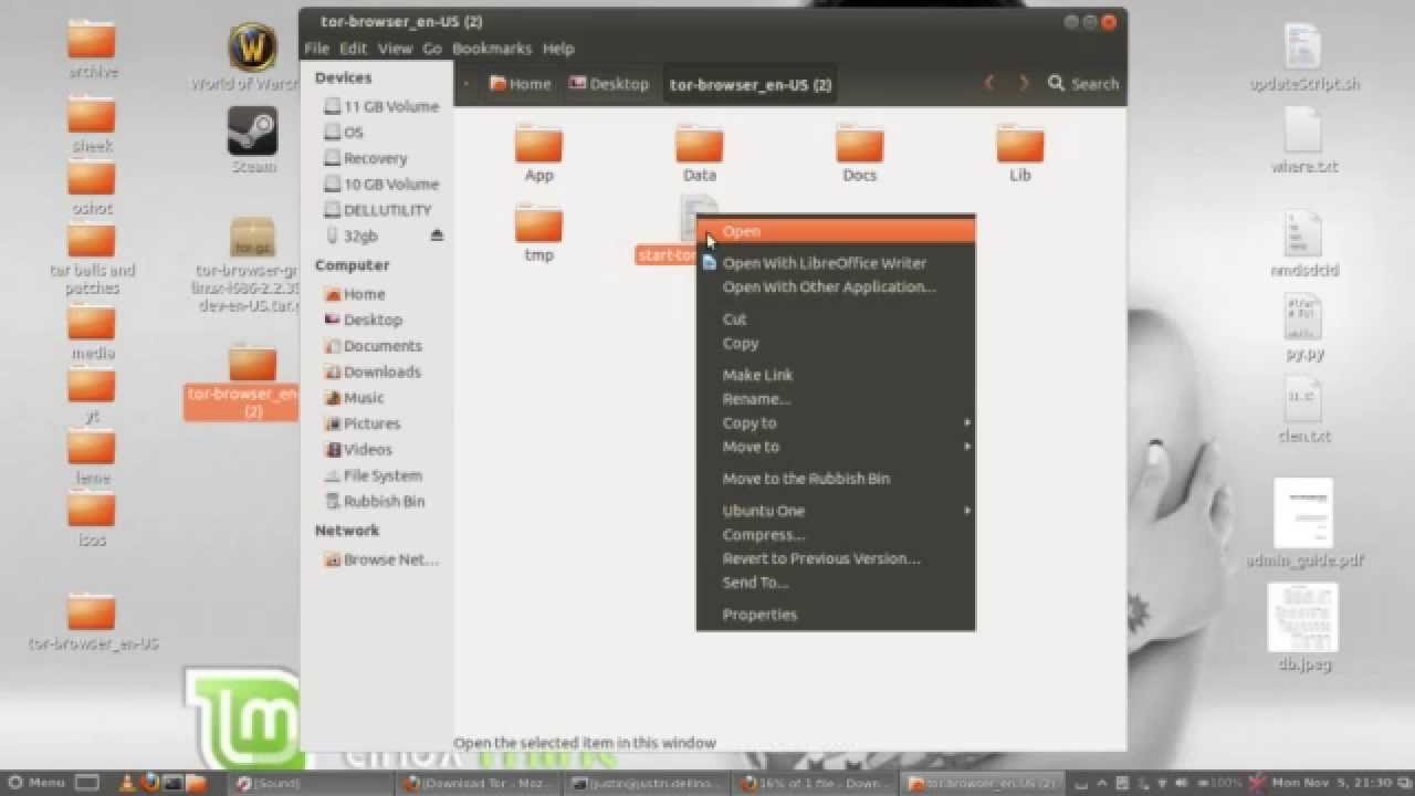 how to browse securely on public wifi with linux mint 13 - YouTube