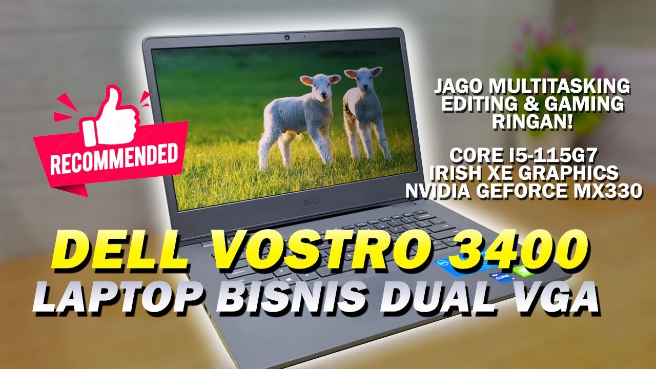 Laptop Bisnis Multitasking DELL VOSTRO 3400 Dual VGA Irish Xe Graphics ...