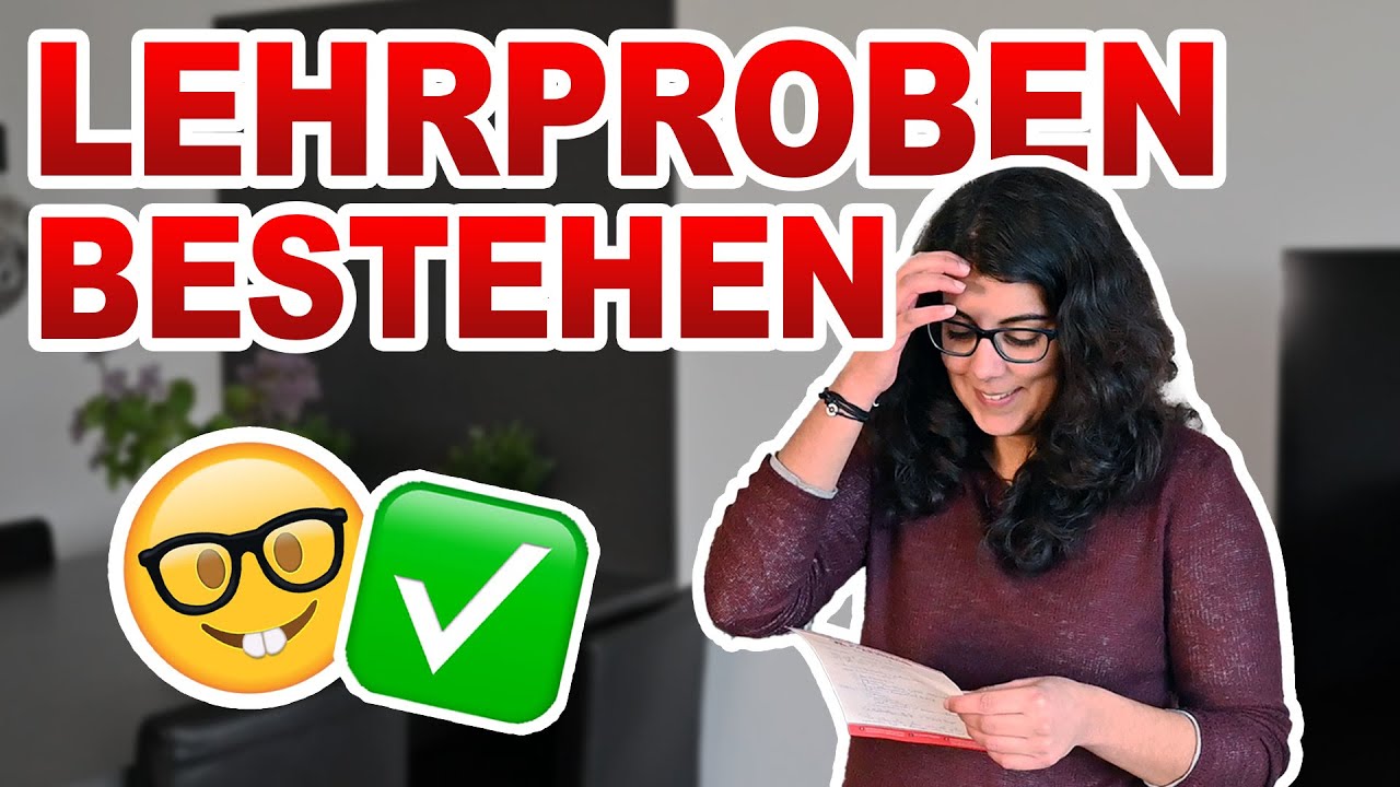 LEHRPROBEN BESTEHEN l Tipps für perfekte Vorbereitung l Fahrlehrer*in ...