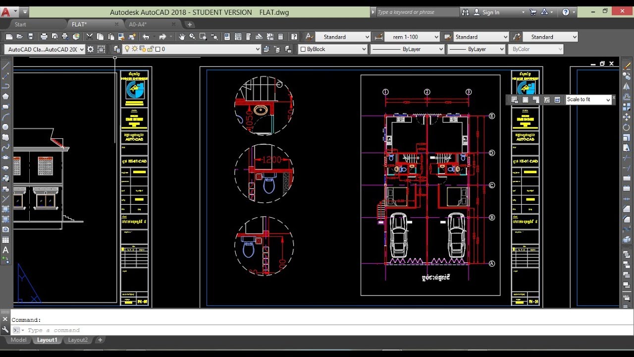 The Best Video Model And Layout Taps In AutoCAD By Khmer Knowledge The Best Video Model And Layout Taps In AutoCAD By Khmer Knowledge