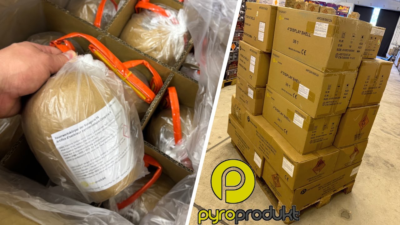 F4 FEUERWERK UNBOXING 🎆🚀 | ÜBER 300 KUGELBOMBEN 🤩 BUNKER IST VOLL - YouTube