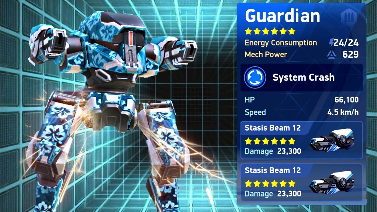 Mech Arena ️ Guardian Combined with Second Copy of Stasis Beam ...