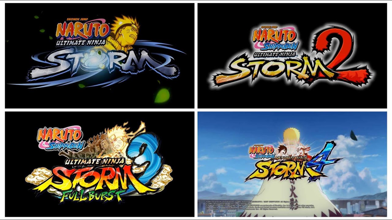 All Naruto Ninja Storm Games Openings Compilations - YouTube