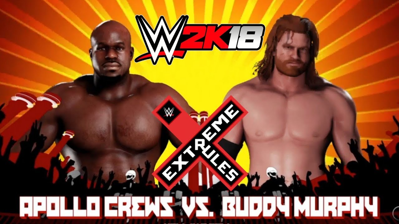 APOLLO CREWS VS BUDDY MURPHY - WWE Hell In A Cell on Extreme Rules ...