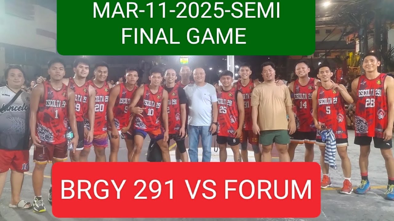 CARMEL L FERENAL is live! SEMI FINAL GAME FORUM VS BRGY 310 #BASKETBALL ...