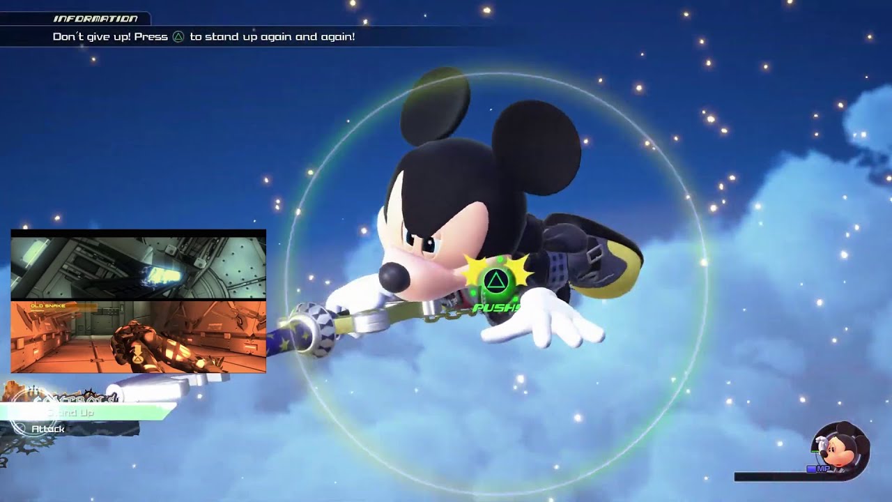 KH III ReMind - Mickey vs. 13 Vessels (MGS4 Microwave Corridor Scene ...