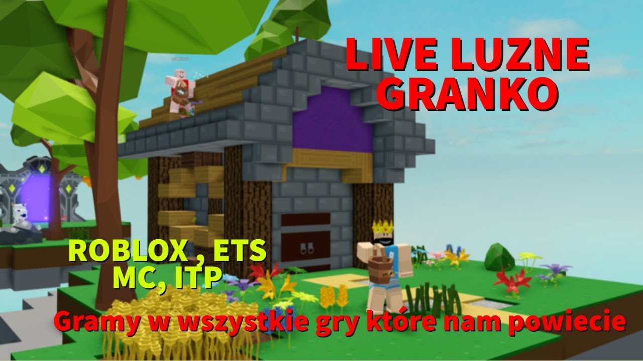 LIVE 🎉🎊granie w roblox oraz więcej😁 - YouTube