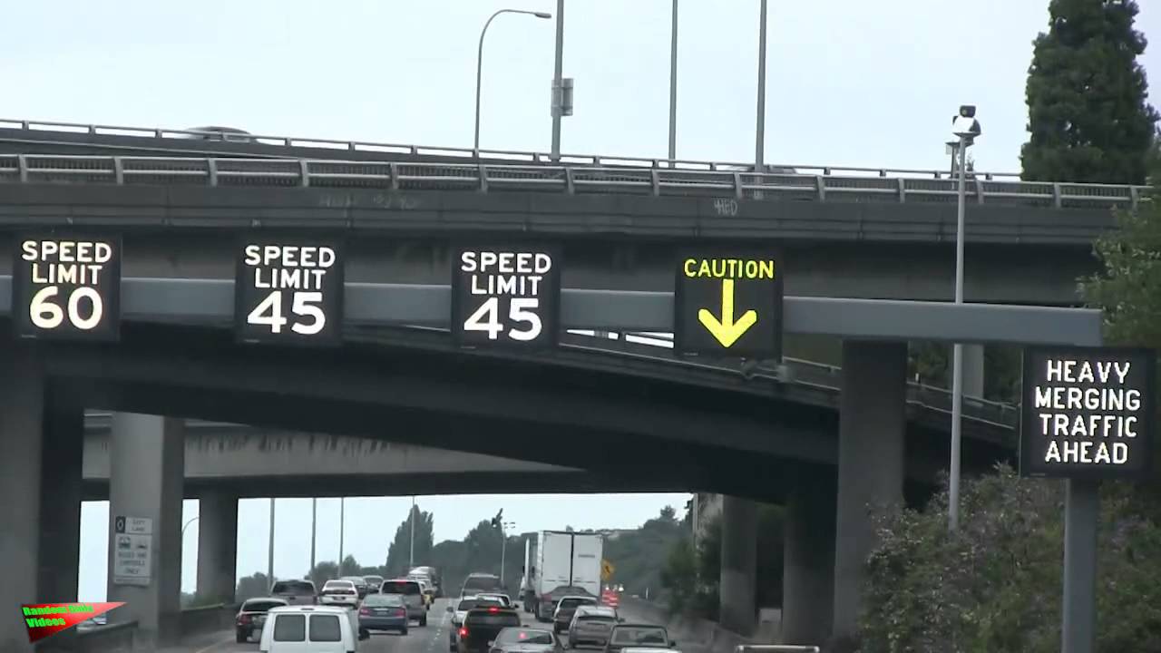 Caution Freeway Sign - YouTube