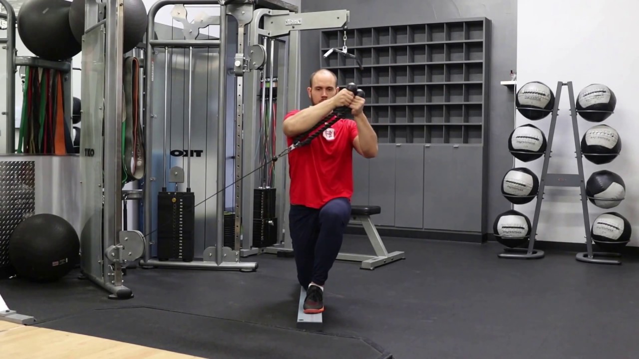 Half Kneeling Inline Lift - YouTube
