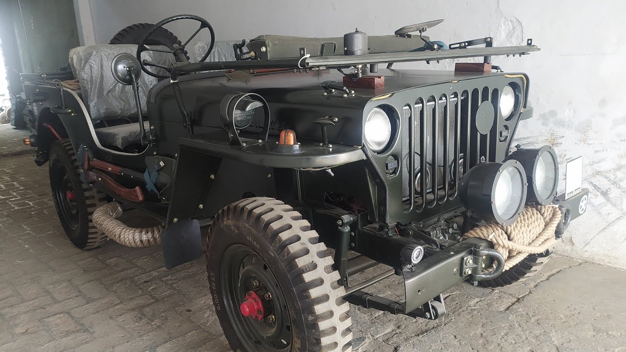 Military Look Jeep Modified in Matt Colour - Arjun Jeeps Modified ...