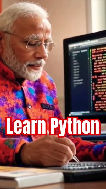 Modi ji want indians to learn python and AI | #modiji #python #waahmodijiwaah #motivation - YouTube