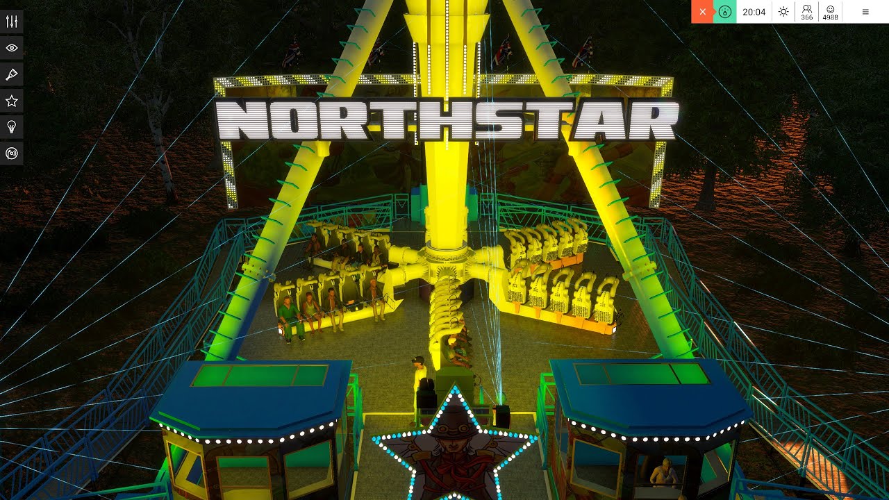 Virtual rides 3 - funfair simulator - NorthStar - YouTube