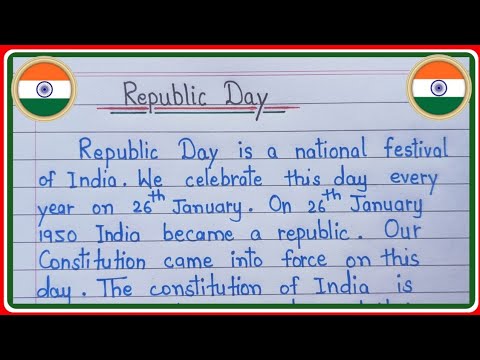 Republic Day Essay In English / 26 January par Essay / Essay On ...