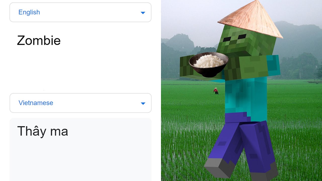 (Minecraft) Zombie in different languages meme (Part 2) - YouTube