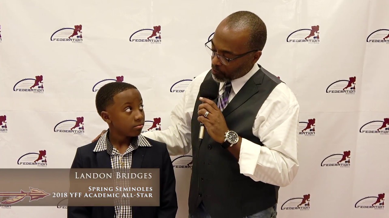 Landon Bridges - YFF Honors Red Carpet Intervew - YouTube